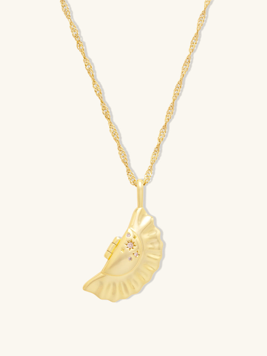 Dumpling Gold Necklace | Wanderlust + Co