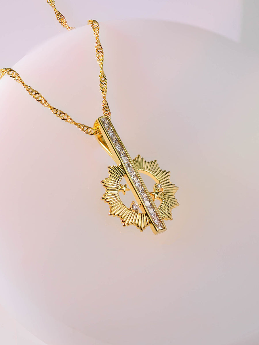 Golden Rays Gold Necklace | Wanderlust + Co
