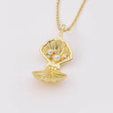 Sundaze Shell Gold Locket Ring | Wanderlust + Co